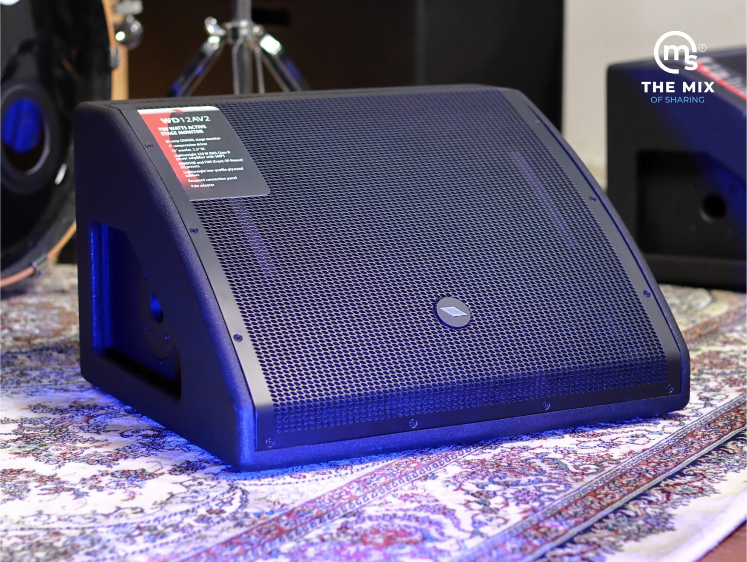 Proel WD12AV2 WEDGE Series Active 2-Way Coaxial 12″ Stage Monitor - MS ...