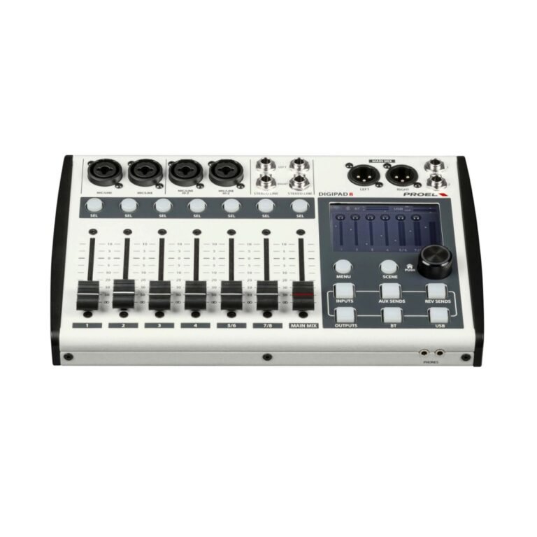 PROEL DIGIPAD8 USB-Bluetooth 8-channel Digital Mixer - MS - THE MIX OF ...